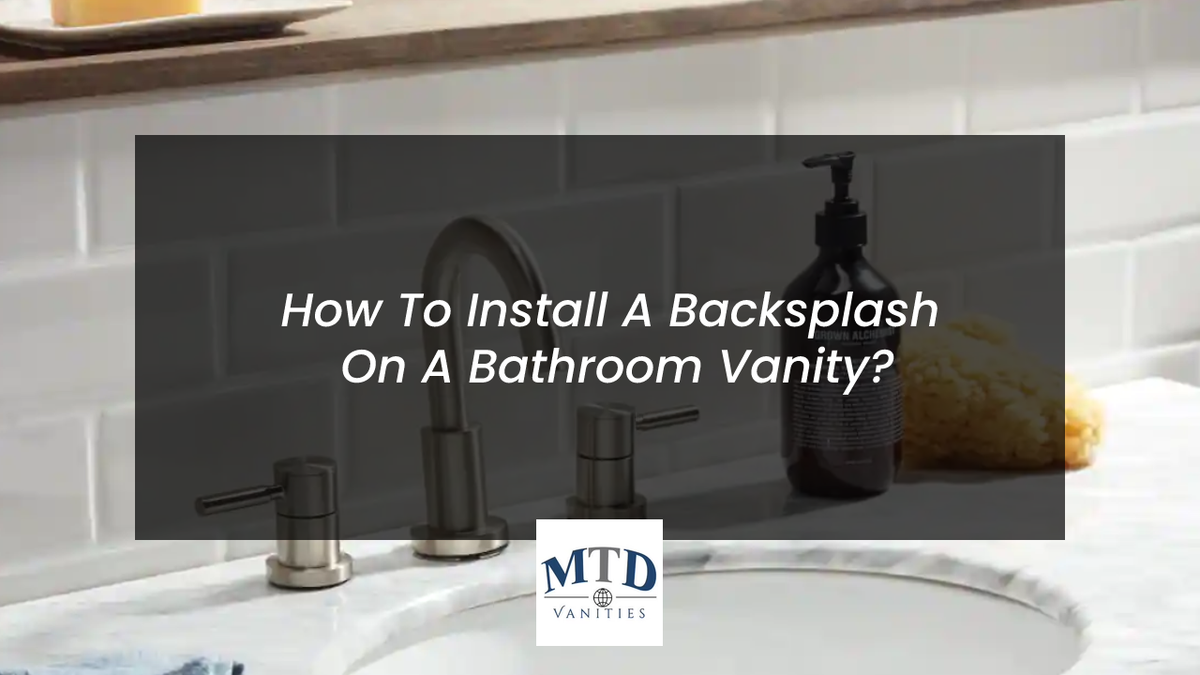install tile backsplash bathroom